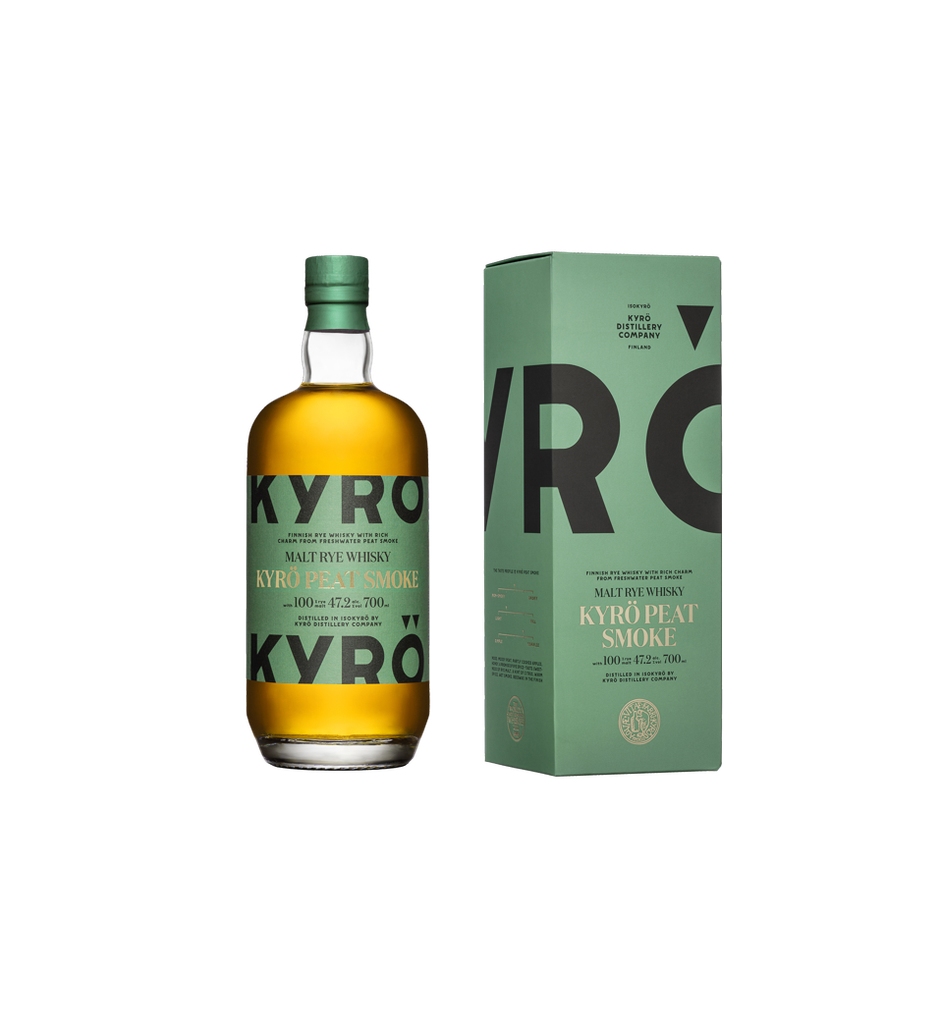 KYRO Peat Smoke Malt Rye Whisky 47,2% 70CL GB | Distill Spirit